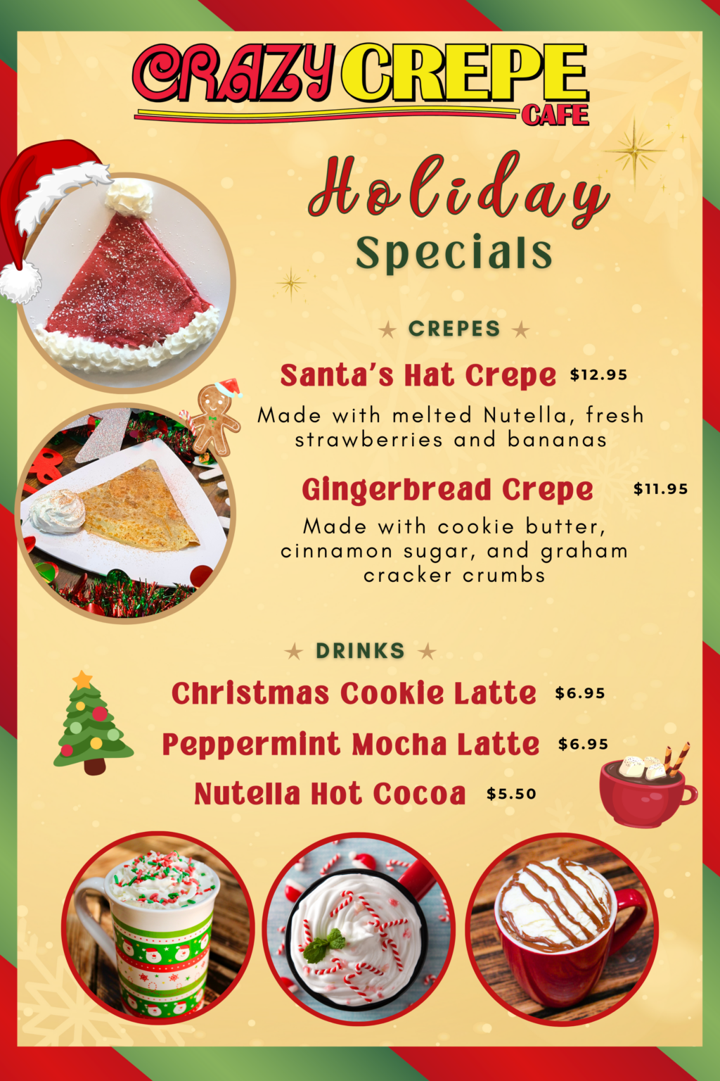 Menu | Crazy Crepe Cafe