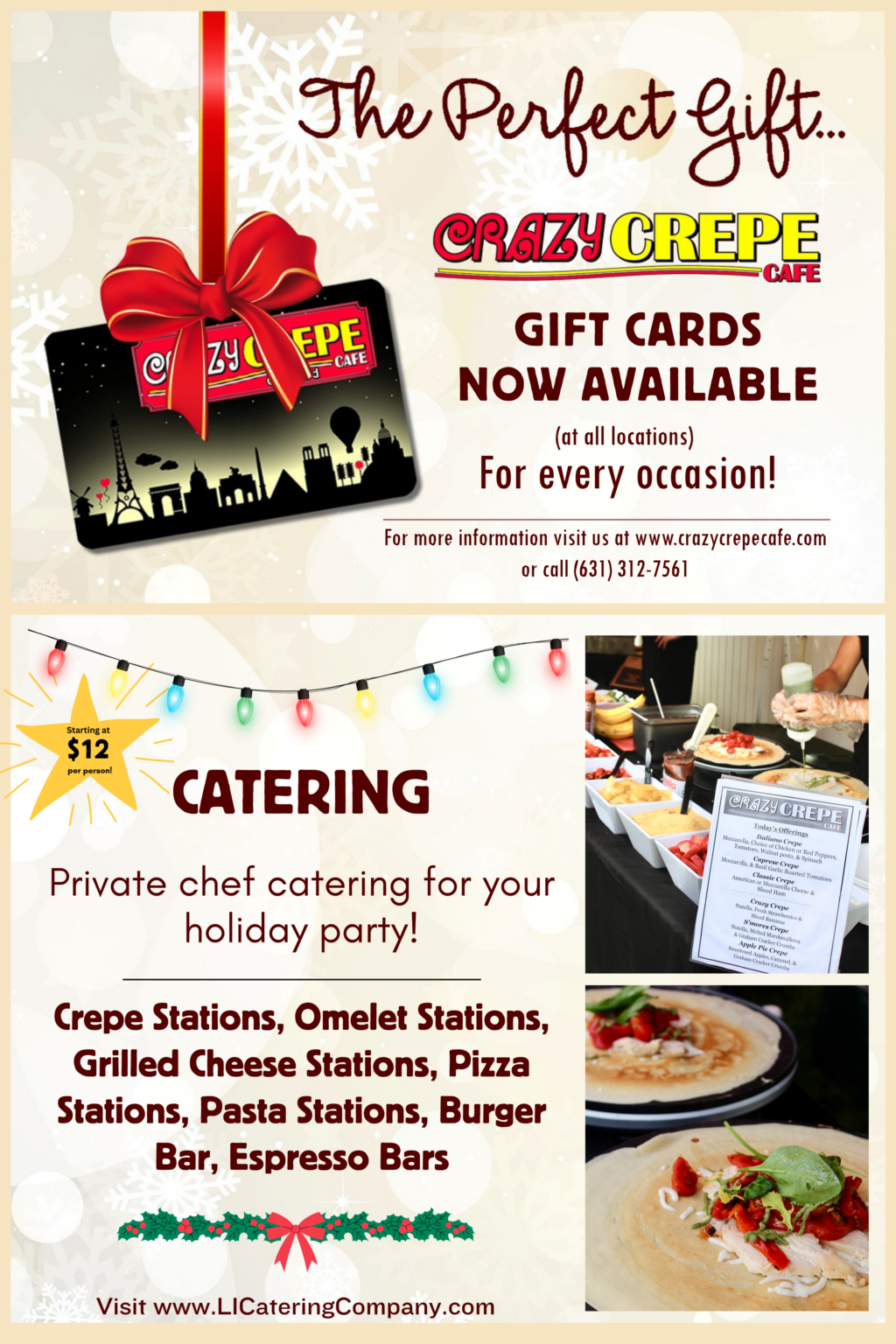 Menu | Crazy Crepe Cafe